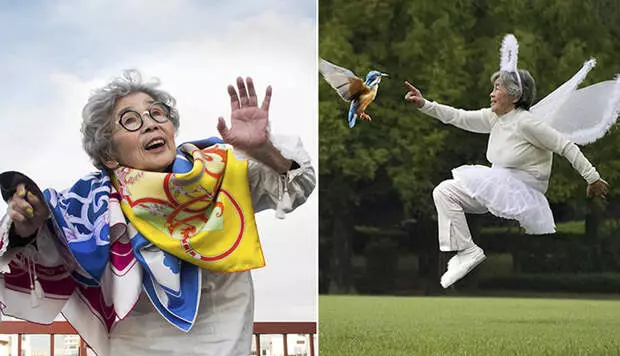 A muller xaponesa de 90 anos converteuse nunha estrela de Instagram e recuperou a súa alegría pola vida