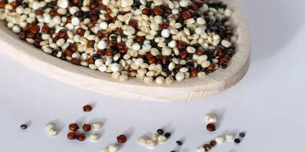 Kukuphi ukutya okuphezulu kwi-magnesium: iquinoa