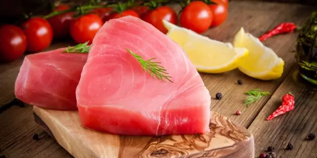 Odody öz içine alýan iýmitler: tuna