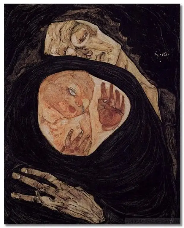 Sary nangatahana egon schiele death sy ny sary hosodoko virjiny