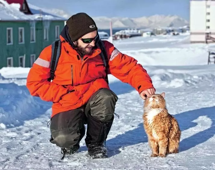 Kesha je jedinou mačkou na nórskom súostroví Svalbard