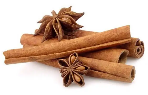 Cinnamon: cov khoom qab zib tastier thiab noj qab haus huv.
