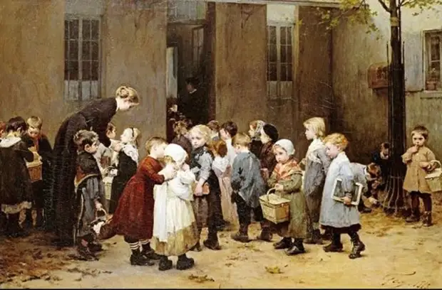 École, professeurs et élèves sur les toiles des maîtres anciens : comment on enseignait aux enfants il y a 200 ans