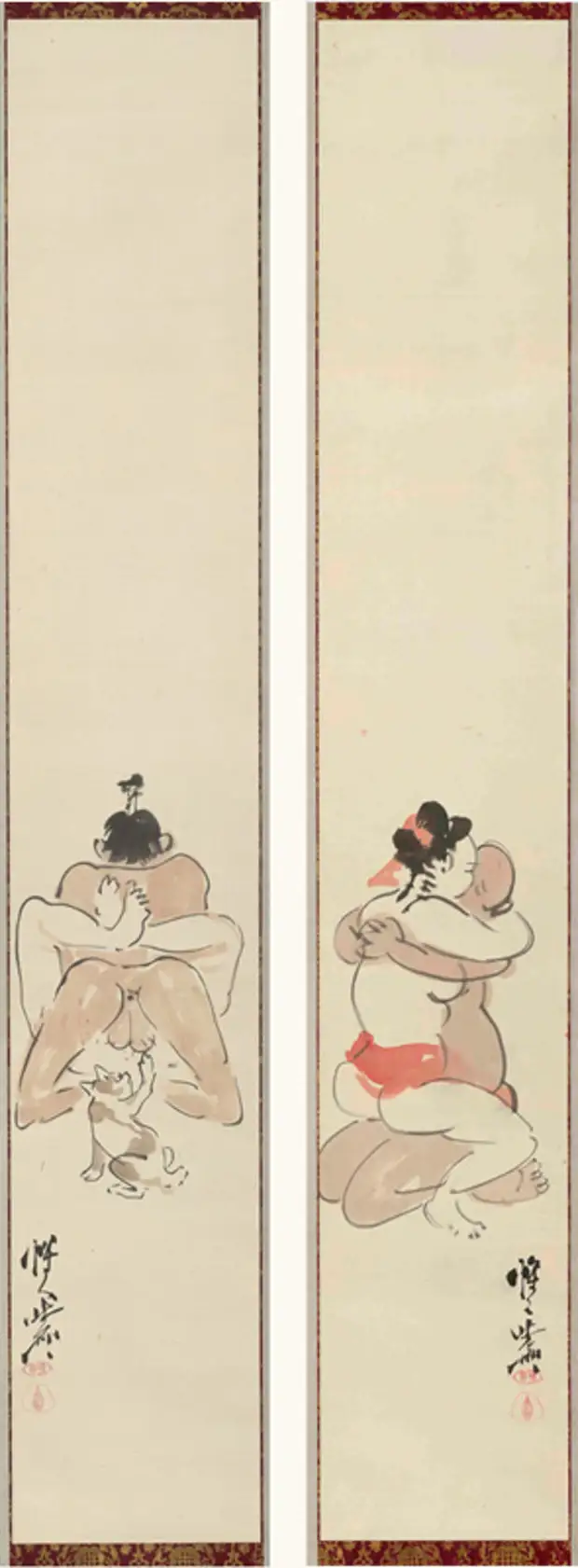 Shunga penti: ki jan atizay erotik Japonè te fè yon Splash nan Lond