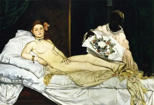 Olümpia. Edouard Manet, 1863. | Foto: nevsepic.com.ua.