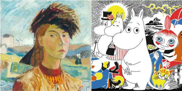 Άγνωστοι πίνακες του Tove Jansson και οι νέες αλήθειες των Moomins: η άλλη πλευρά του Moomins