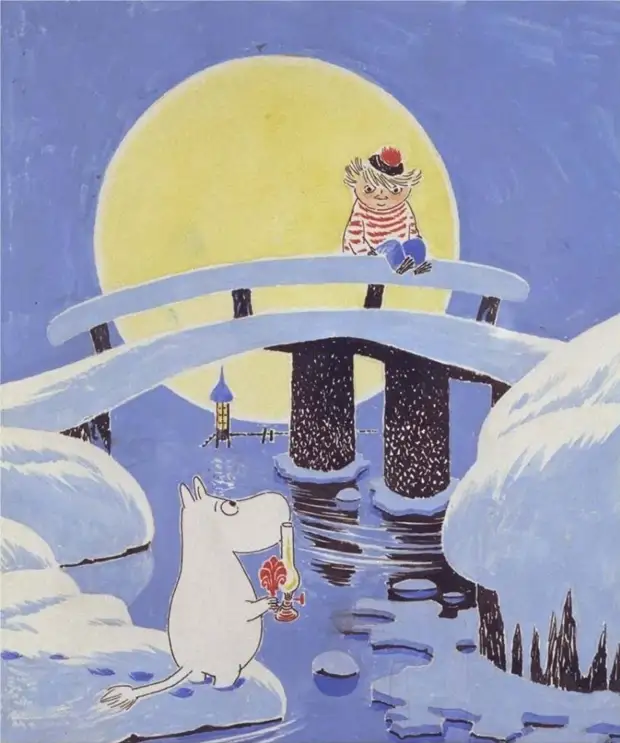 Tove Jansson. Εξώφυλλο βιβλίου T. Jansson