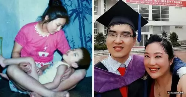 Ensamstående mamma gav inte upp sin handikappade son, och nu är han på Harvard