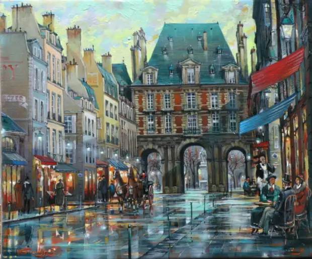 Place des Vosges, París. Autor: Vladimir Struzer.