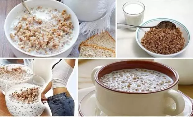 Buckwheat on kefir yog ib qho guarantee ntawm lub cev yuag thiab lub plab noj qab haus huv