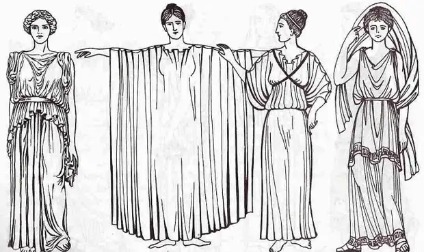 В древна Гърция гърдите са повдигани с панделки-строфи. | Снимка: lenta.co.