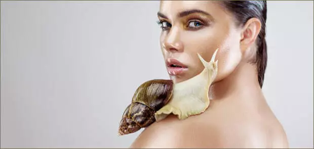 Teràpia de caragols en cosmetologia: rejoveniment de la pell amb moc de caragol