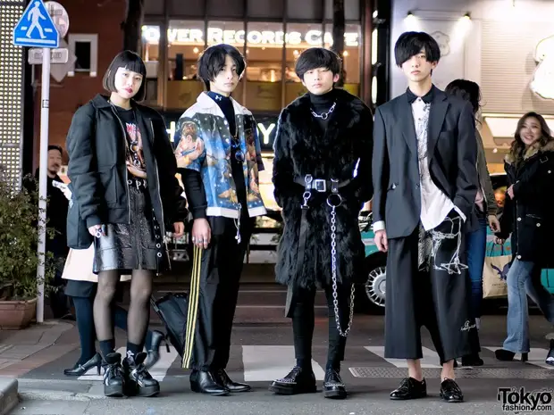 لباس های شیک شیک پوشان ژاپنی در خیابان های توکیو