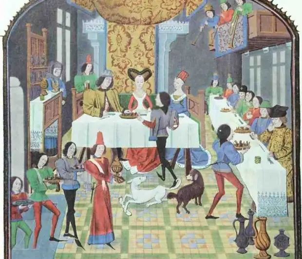 Feest bij de aristocraten. | Foto: worldhistory.biz.