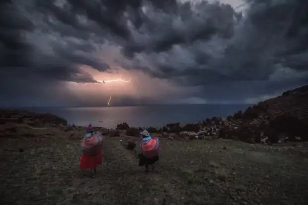 In seleksje fan 'e bêste foto's publisearre troch it tydskrift National Geographic yn jannewaris 2017