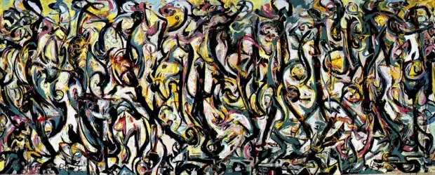 Jackson Pollock. Affrescare