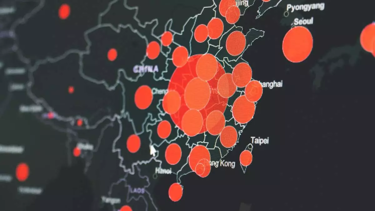 Coronavirus dalla Cina - mappa online di quante persone si sono ammalate