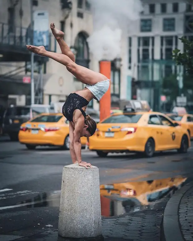 Dançarinos de balé nas ruas de Nova York em fotos de Omar Robles