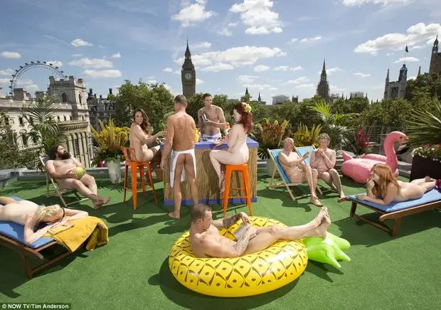 FKK-Terrasse eröffnet in London mit atemberaubender Aussicht