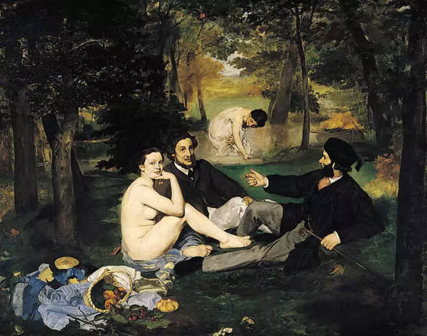 15 fakta sing ora dingerteni babagan lukisan skandal dening Edouard Manet "Breakfast on the Grass"