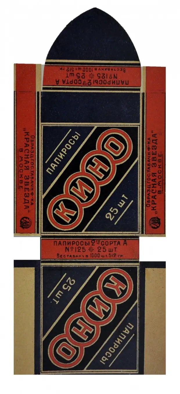 Asertívne sovietske reklamy na cigarety v 20. rokoch