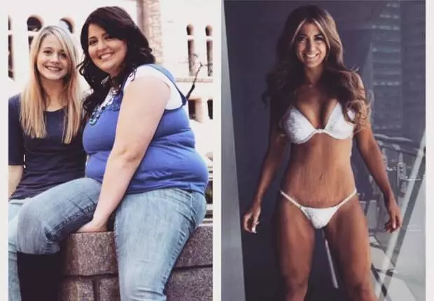 Pigen tabte 60 kg på to år: utrolige billeder før og efter