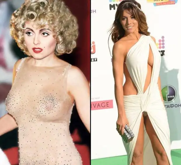 Los ntawm Marilyn mus rau Rihanna. 30 hottest celebrity outfits