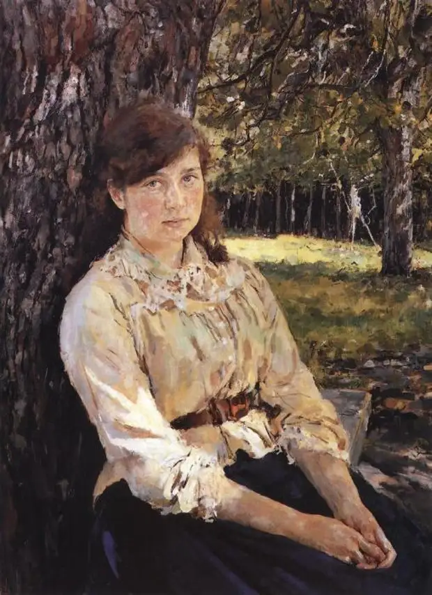 Valentin Serov. Quyosh nuridagi qiz, 1888 yil