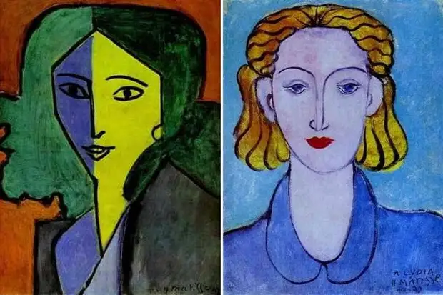 Henri Matisse ishte magjepsur nga prerja në formë bajame e syve të muzës së tij