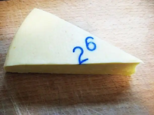 Najít číslo v sýru - to je ono, štěstí!
