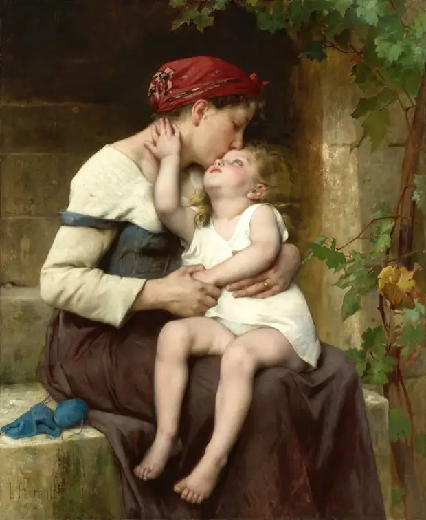 Leon-Jean-Basile Perrot, madre e hijo, 1894