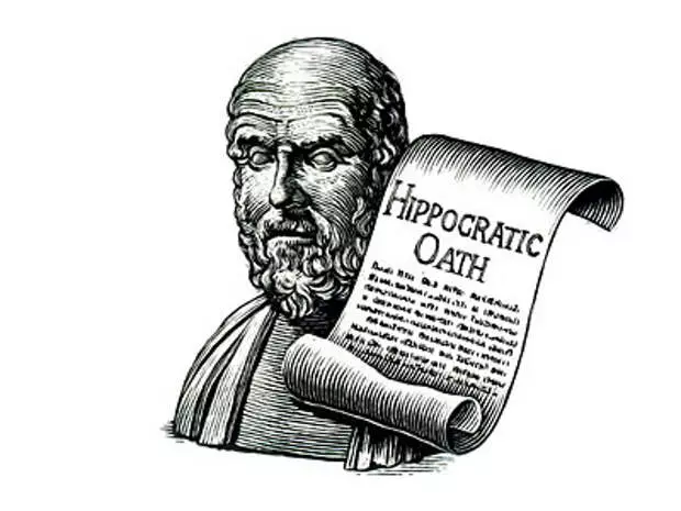 Waktosna pikeun mopohokeun mitos ngeunaan "Sumpah Hippocratic"