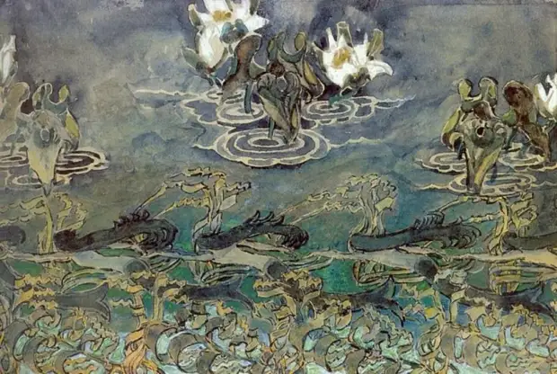 Demons of Mikhail Vrubel: ภาพวาดที่น้ำค้างแข็งบนผิวหนัง