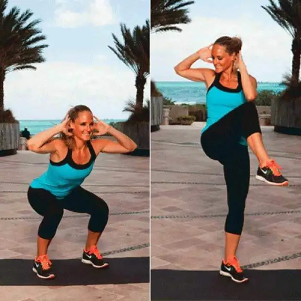 Squats: 14 tipos de exercicios - máis saudables e un efecto visual tanxible!