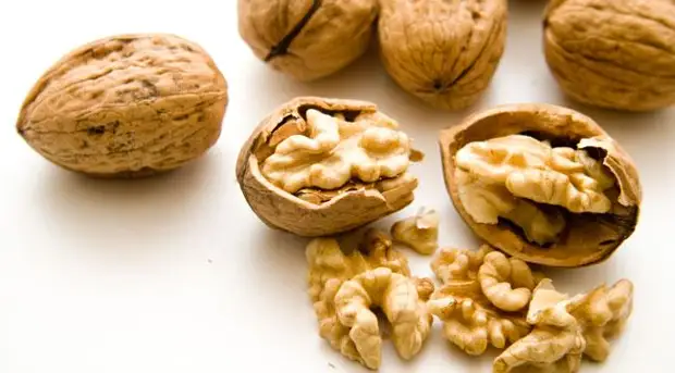 Walnuts. Beneficial features