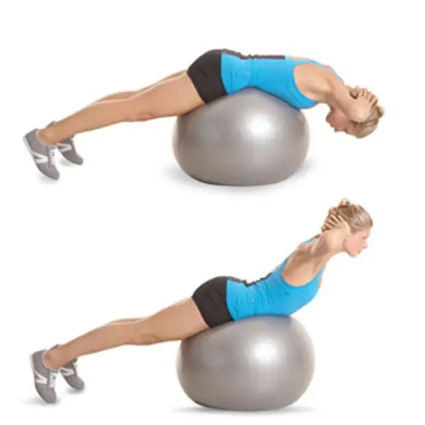 Fitball hyperextension