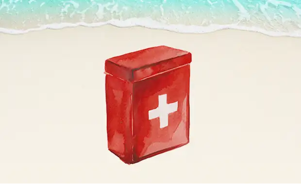 EHBO-doos voor de zomer: hoe breng je een vakantie met kinderen door zonder ziek te worden (of snel te herstellen)