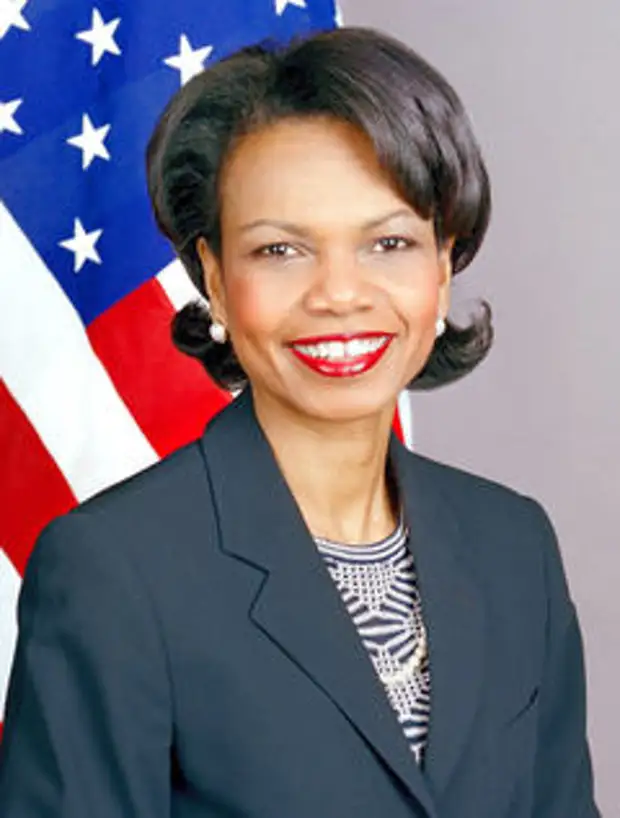 Ang African American Condoleezza Rice, ika-66 nga Sekretaryo sa Estado sa US, usa ka panguna nga pananglitan nga nagduhaduha sa genetic predetermination sa paniktik.