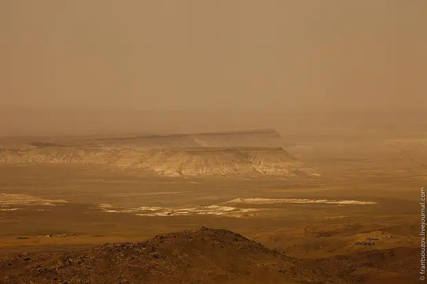 Mga talan-awon sa Martian sa peninsula sa Mangyshlak