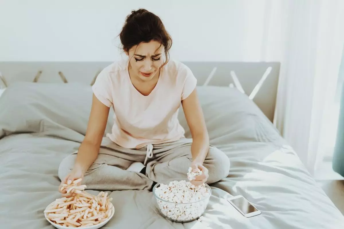 Wärend der Depressioun gi fetteg Goûten liicht gefillt.