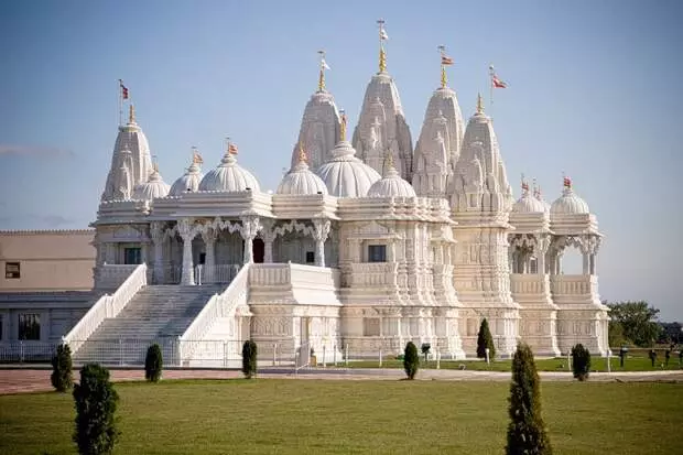 Tempel van het hindoeïsme Sri Swaminarayan Mandir