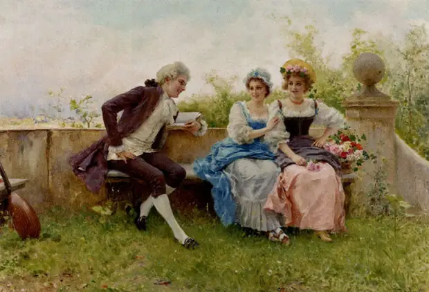 Flirtasie en kokettery deur Federico Andreotti