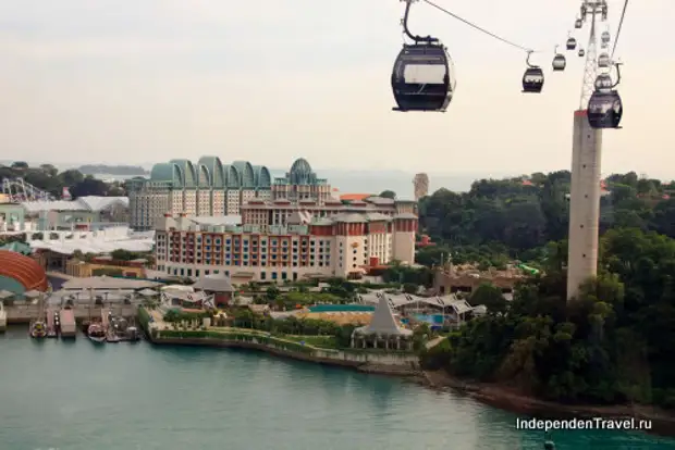 Teleférico a Sentosa