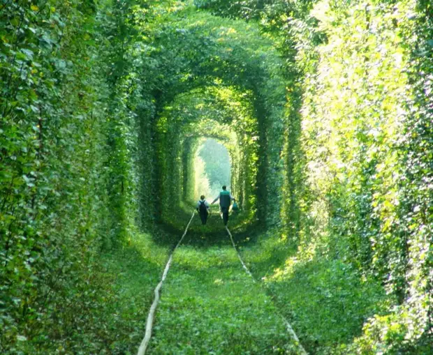 Tunnel of Love Klevan, περιοχή Rivne, Ουκρανία