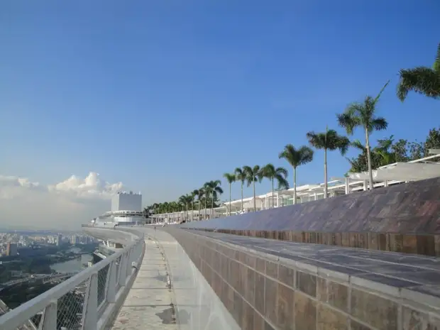 Aukščiausias baseinas pasaulyje, Singapūras, Marina Bay Sands Skypark stogas