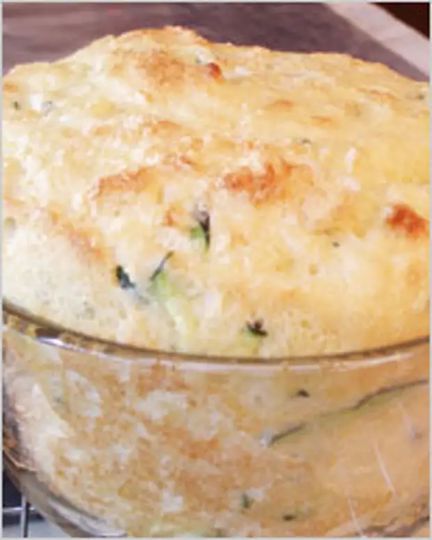 Zucchini soufflé