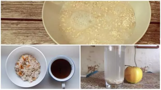 Oatmeal lati yọkuro awọn ailera: awọn ilana iṣẹju 4 fun gbogbo awọn iṣẹlẹ