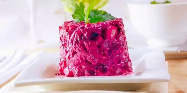 Resep salad cumi lan beetroot