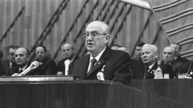 Andropov USSR, mard, sptar, mexxejja, nies, gvern, segretezza, Sovjetika