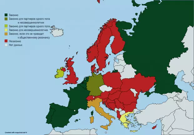 Mappa: Stato giuridico di una relazione intima tra fratelli